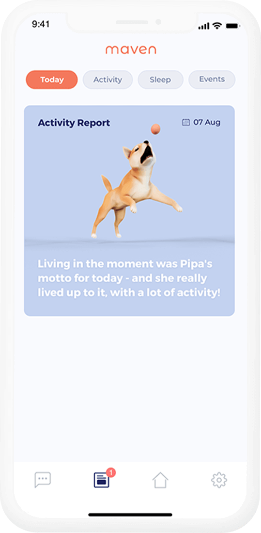 Maven - Pet Safety and Well-being - 24/7 Pet Tracking